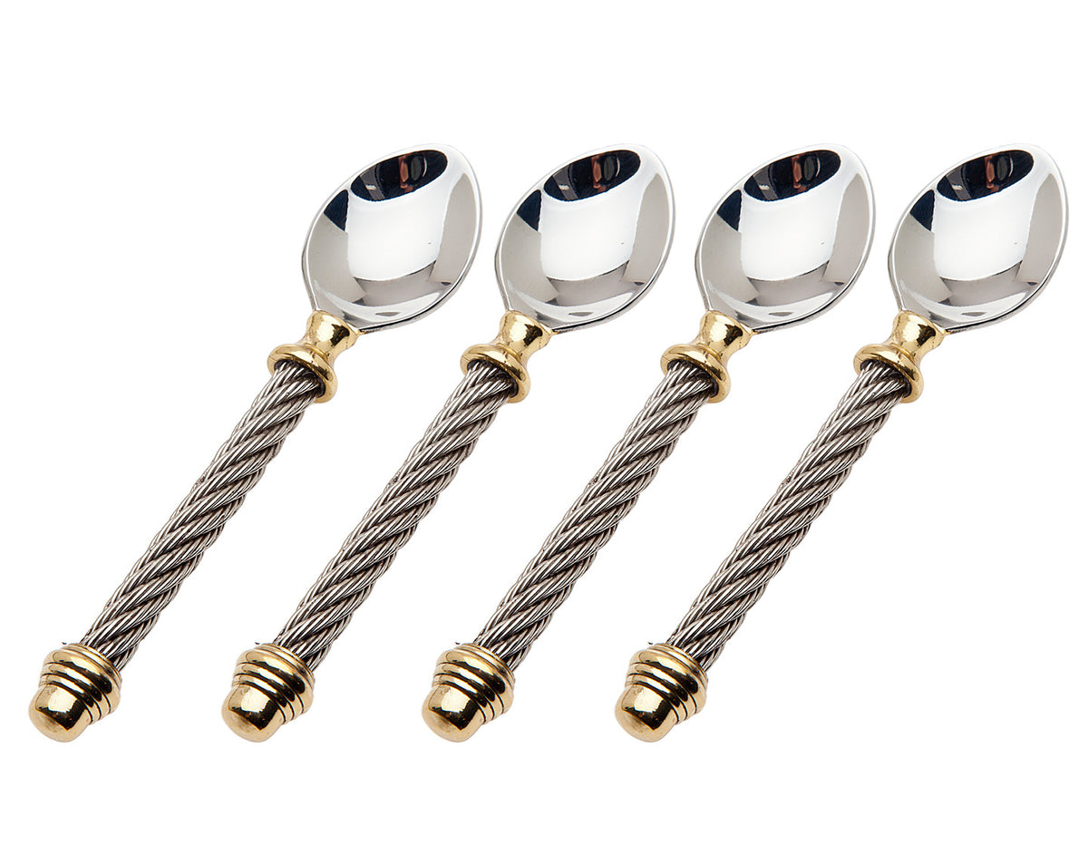 Cable Dessert Spoons Set – A Perfect Present