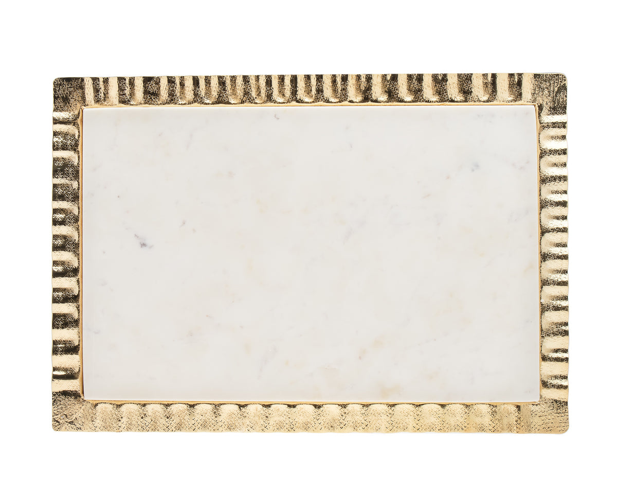 Ripple Gold Marble Tray – A Perfect Present